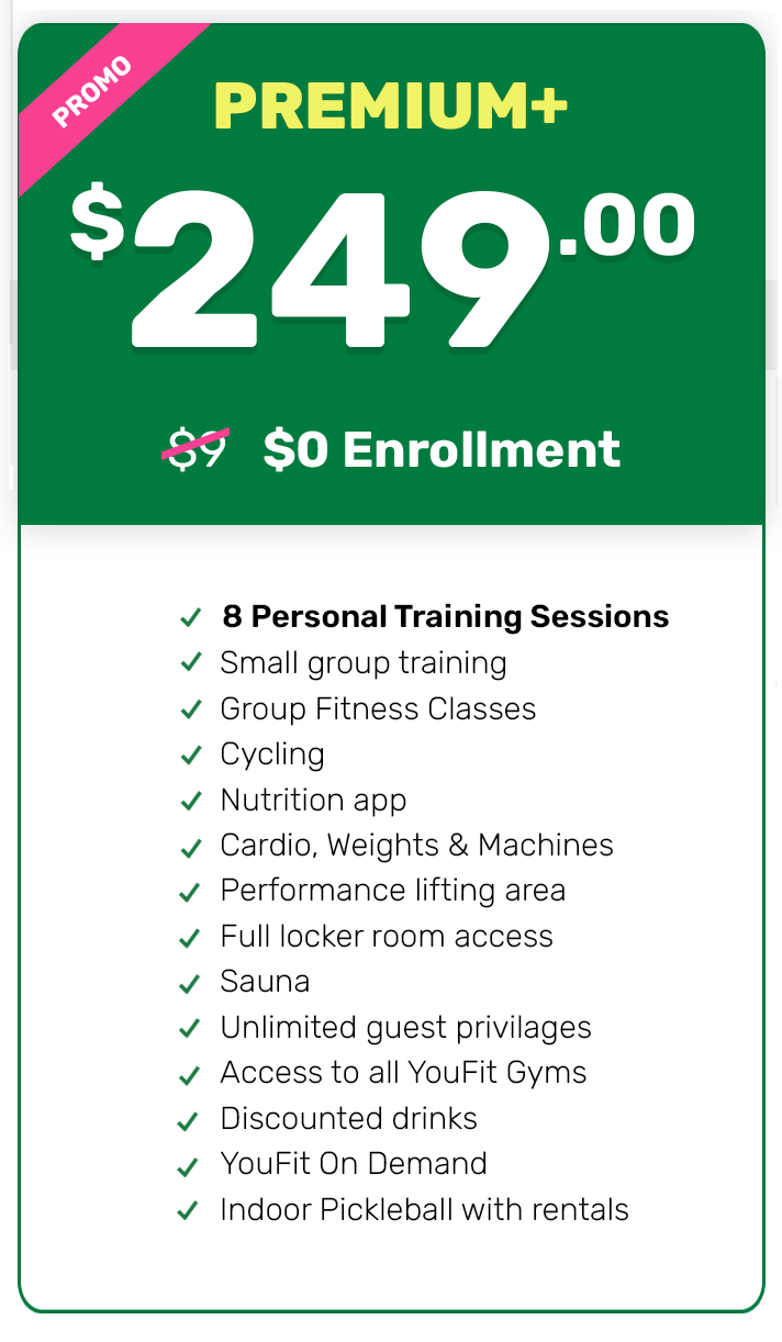 YouFit | Membership and Personal Training Bundle